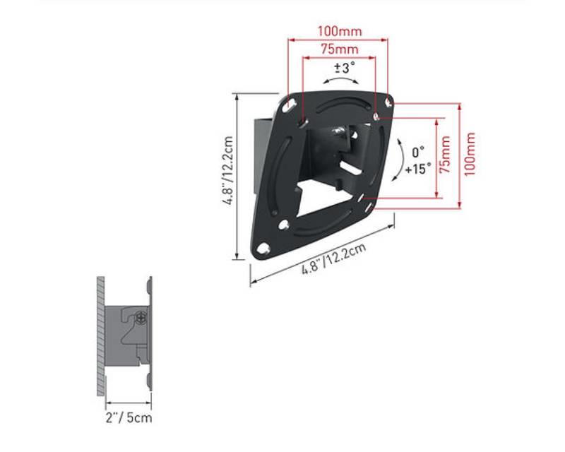 BARKAN E110.B LCD TV zidni nosač 13-29 inča