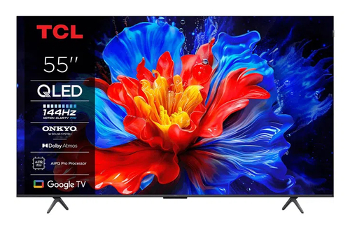 Televizor TCL 55P8K/QLED/55"/4K UHD/144Hz/Google TV/crna