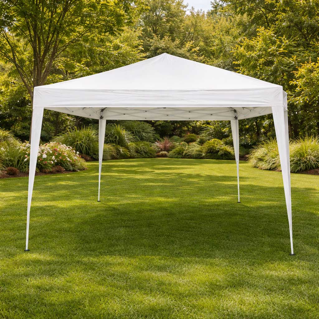 Progarden Pop-Up paviljon 3x3m Beli– Hladovina spremna za 60 sekundi