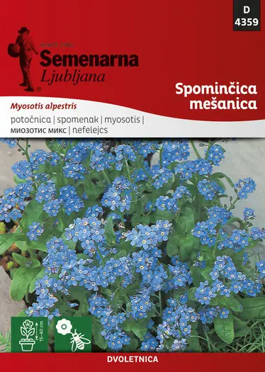 Cveće Spomenak - mešavina - seme Myosotis alpestris 4359