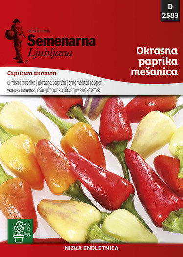 Ukrasna paprika - seme - Capsicum annuum 2583