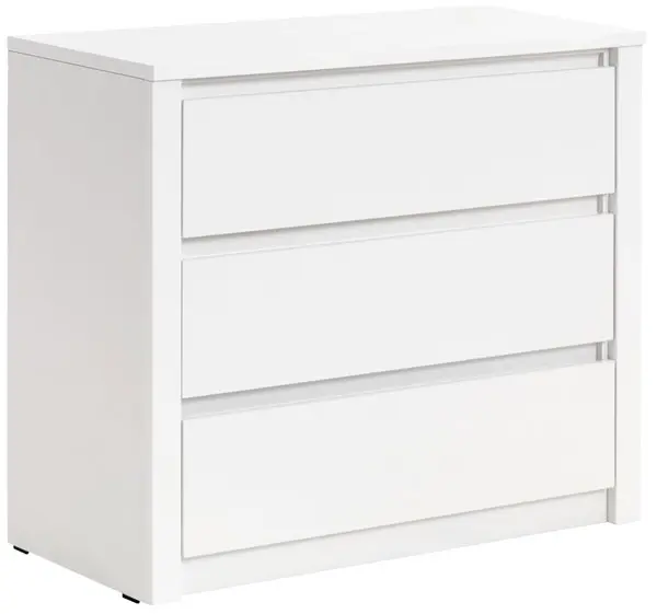Komoda Spring 3 fioke bela