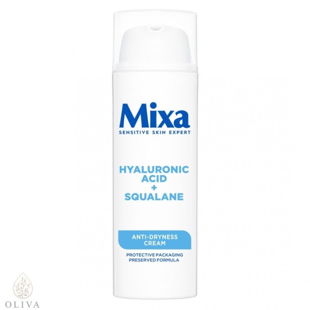Mixa Hyaluronic acid + Squalane krema protiv suvoće kože 50 ml