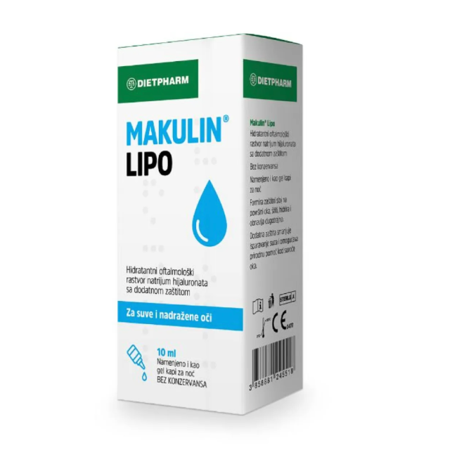 DIETPHARM MAKULIN LIPO KAPI ZA OČI 10ML