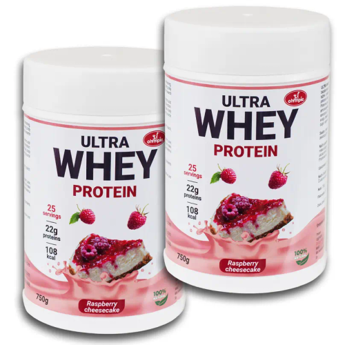 Olympic Ultra Whey Protein Malina Cheesecake 750g, 2 komada