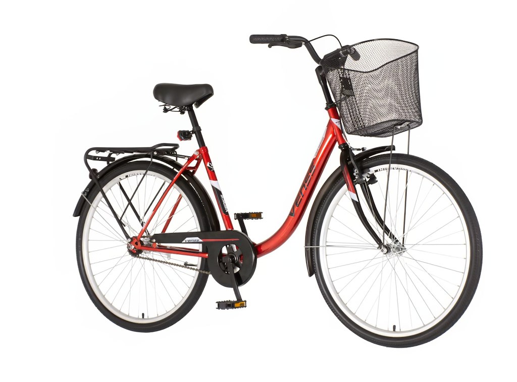 BICIKL CITY VENSSINI VENECIJA 26" 17" V-BRAKE KONTRA 155-178CM (S/M) CRVENI