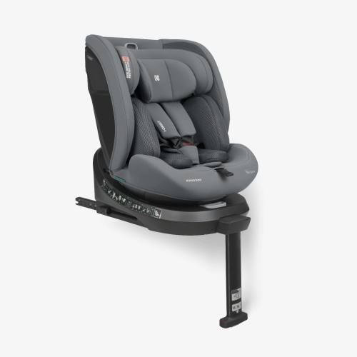 Kikka Boo Autosedište 40-150 cm I-Orbit premium I-SIZE ISOFIX sa potpornom nogom Light Grey