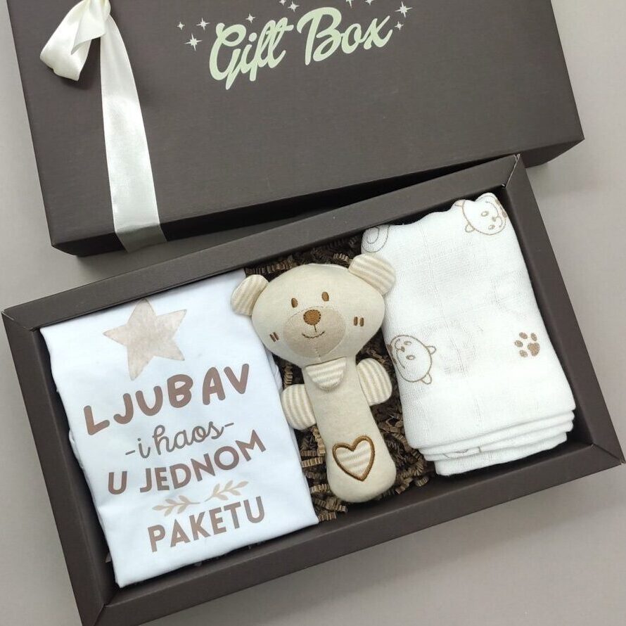 Poklon kutija za bebu – Baby box Ljubav i haos 00166-1