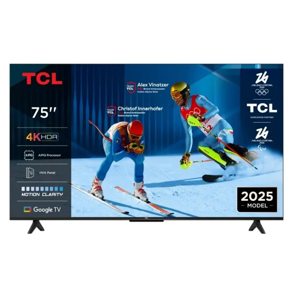 SMART LED TV 75 TCL 75V6C 3840x2160/4K/UHD/60Hz/DVB-T2/C/S2/Google TV