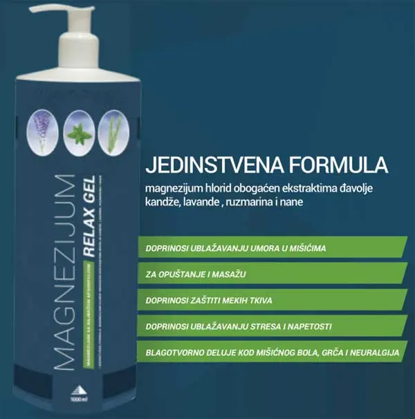 Magnezijum Relax gel 1000ml