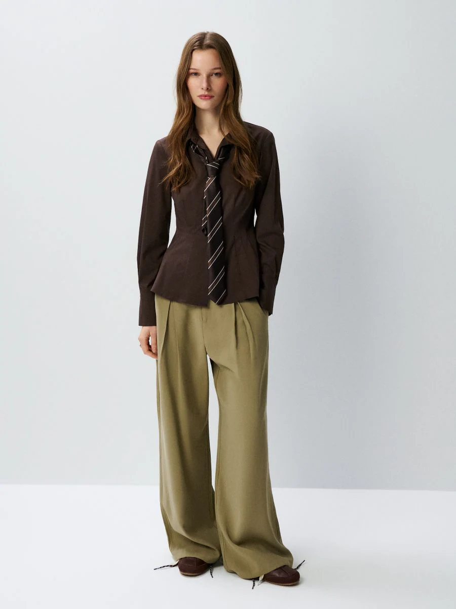Wide leg pantalone