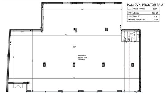 Lokal u novogradnji sa velikim izlogom