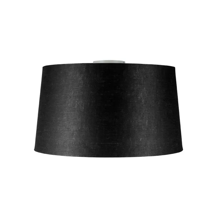 Moderna plafonska lampa bela sa crnim abažurom 45 cm - Combi