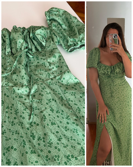 Green dress