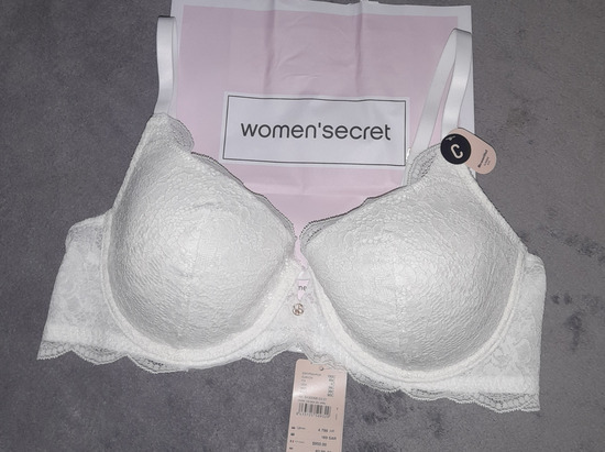 WS beli cipka, tanak sundjer,žica 85C NOVO!%