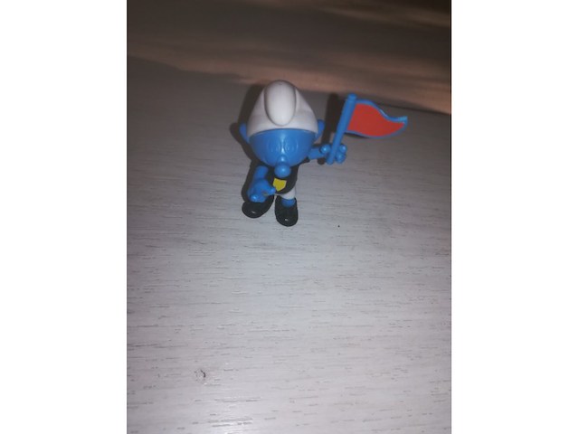 Stare kinder figure - Štrumf pomoćni sudija