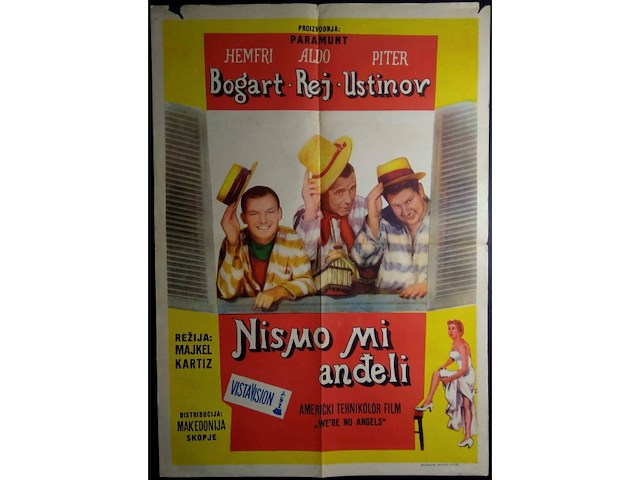 NISMO MI ANĐELI (1955) Humphrey Bogart PLAKAT