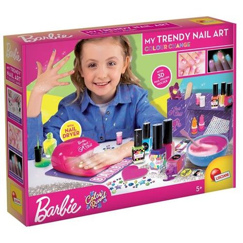Barbie My Trendy Set Promeni Boju Noktiju Lisciani 102747