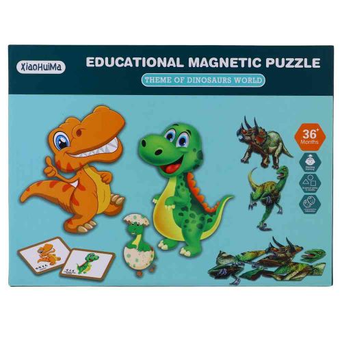 Best Luck Magnet Puzzle Dino