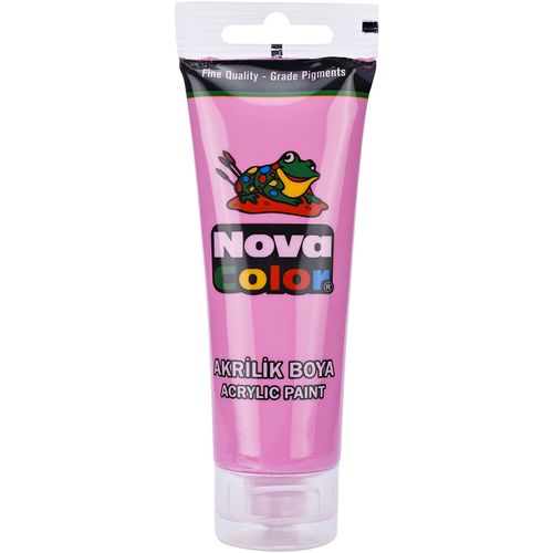 Nova Color Slikanje - Akrilne boje 75g - Roze - 540376