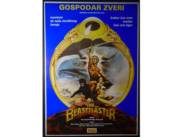 GOSPODAR ZVERI / BEASTMASTER (1982) FILMSKI PLAKAT
