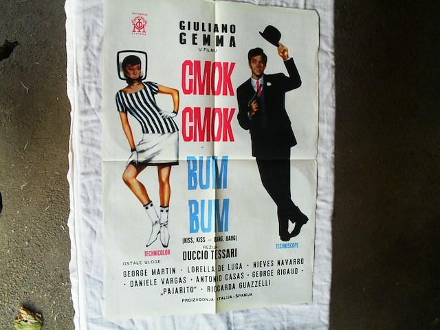 Cmok, cmok, bum, bum, Giuliano Gemma