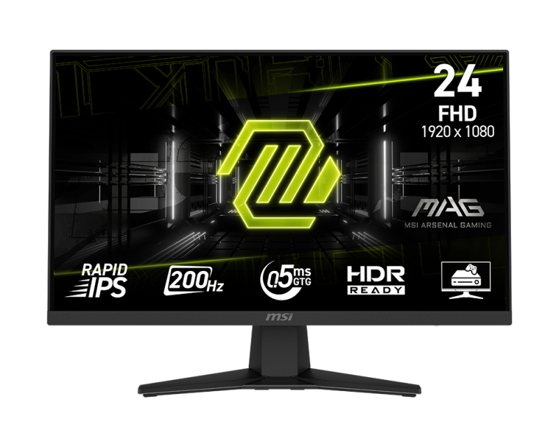 MSI 24 inča MAG 244F FHD 1920x1080 IPS 200 Hz HDR Ready gaming monitor