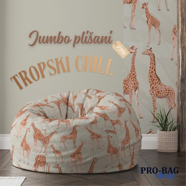 Plišani Lazy Bag - Žirafe - 231