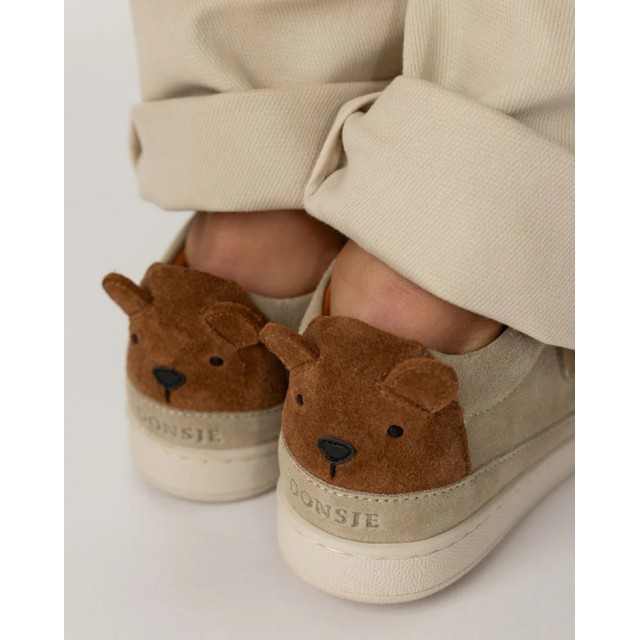 RINOU PATIKE - BEAR, TAUPE SUEDE