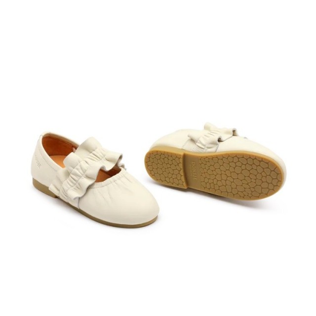 IFFIE BALETANKE - CREAM SHEEP LEATHER