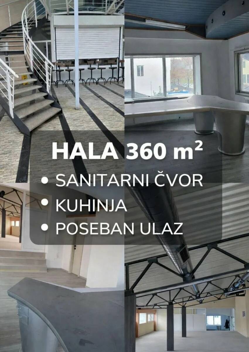 Poslovni prostor / Lokal, Novi Sad - Novo Naselje | Izdavanje · 360m² · 12€