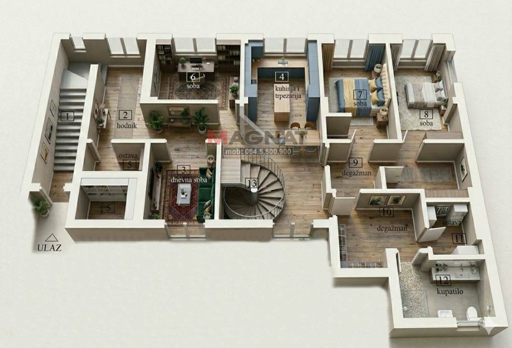 Stan, Beograd – Knez Mihailova | Prodaja · 170m² · 887.888€