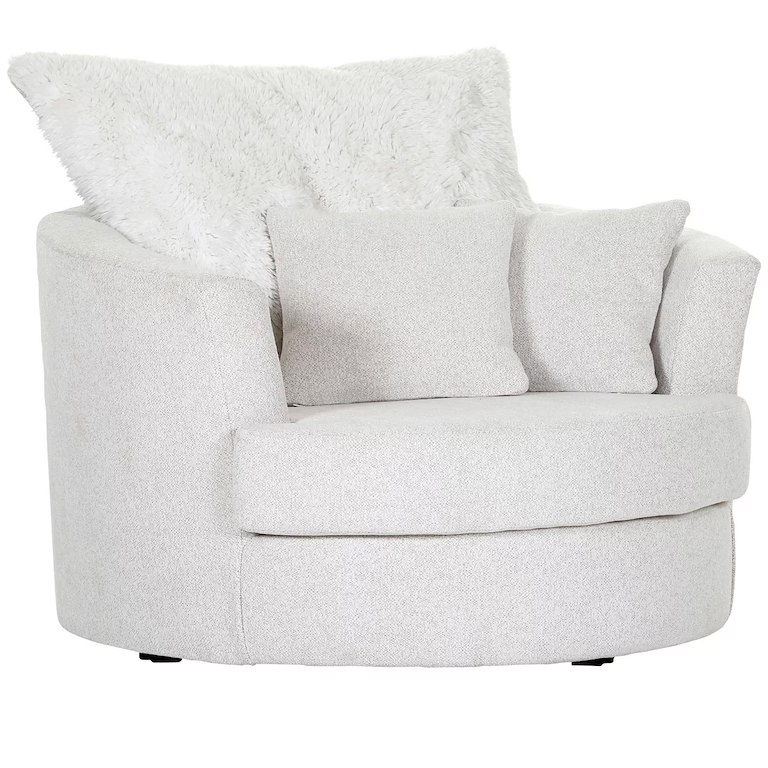 Carryhome FOTELJA 115/72/115 cm , bela