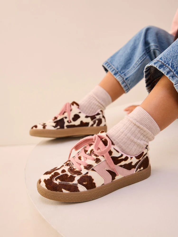 Krava Štampa Koža - Retro trenerke