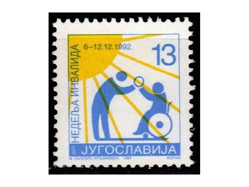 DOPLATNA NEDELJA INVALIDA 1992