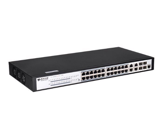 BDCOM switch S2500-24P4C , Poe, gigabit, 24xPOE+, 4xCombo/RJ45
