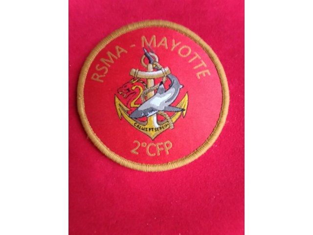 AMBLEM RSMA-MAYOTTE- 2.CFP - FRANCUSKA VOJSKA