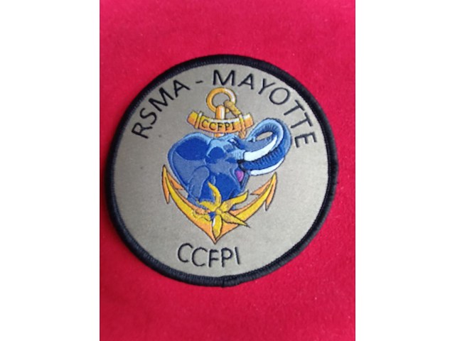 AMBLEM RSMA-MAYOTTE- CCFPI - FRANCUSKA VOJSKA