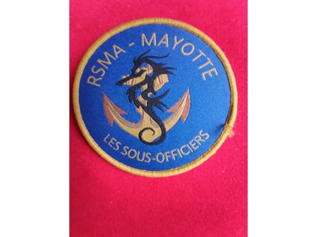 AMBLEM RSMA-MAYOTTE- LES SOUS-OFFICIERS - FRANCUSKA VOJ