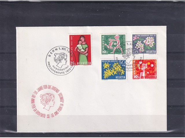 Švajcarska FDC 1962