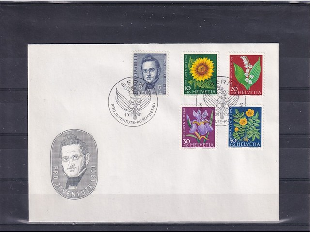 Švajcarska FDC 1961