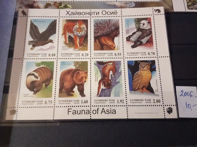 Fauna Azije 2006 Tadžikistan