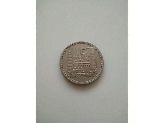 10 franaka, Francuska, 1947.