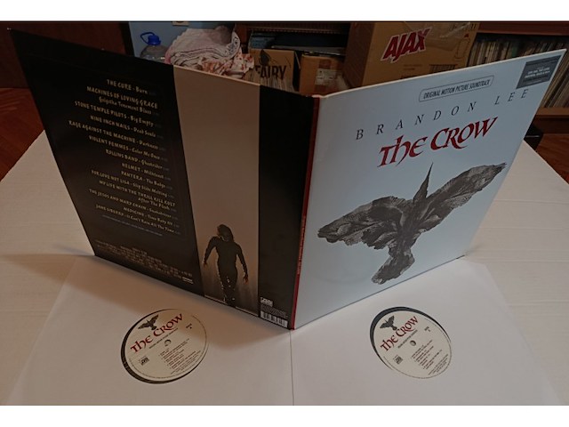THE CROW Brandon Lee MUZIKA ZA FILM 2 X LP MINT