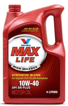 Valvoline
10W40 MAX LIFE 4/1