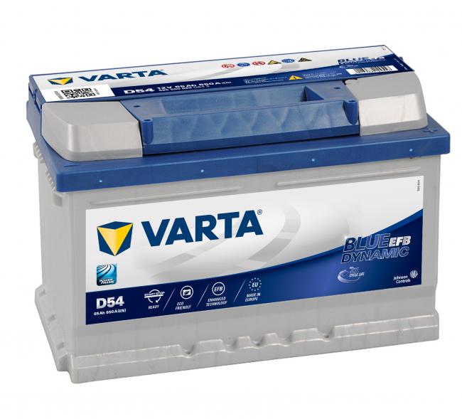 Varta
12V 65AH D+ BLUE DINAMIC EFB