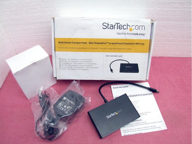 StarTech Mini Displayport 1.2 na 4xDisplay Port FULL+GA