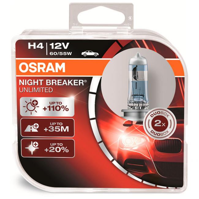 Osram
12V H4 60/55W NBU DB