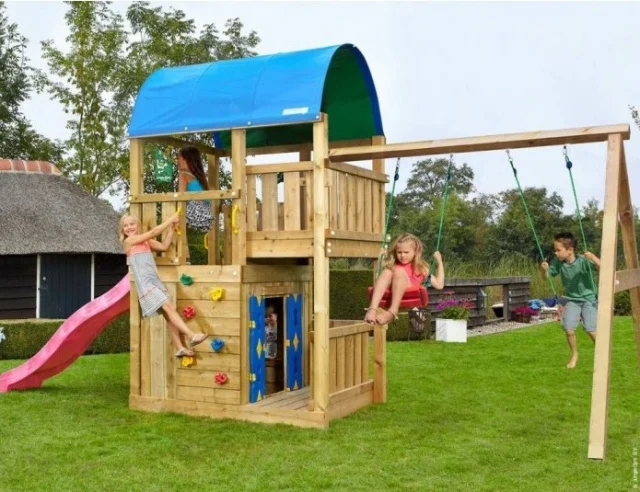 Farm + Playhouse Modul 125 + 2 Swing Modul Xtra