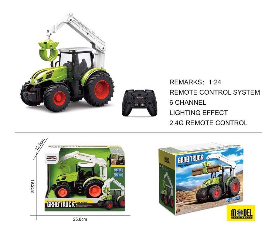 Traktor sa kašikom na R/C